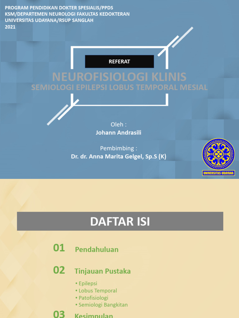 Johann Andrasili Neurufisiologi-Klinis Epilepsi Lobus Temporal Mesial-1 | PDF