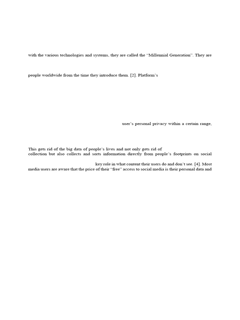 Social Networking Ethics - Data Privacy Issues On Social Media | PDF