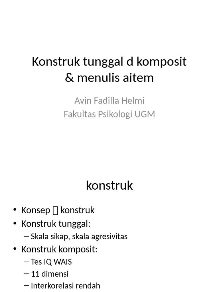 Chapter 3 Skor Komposit | PDF