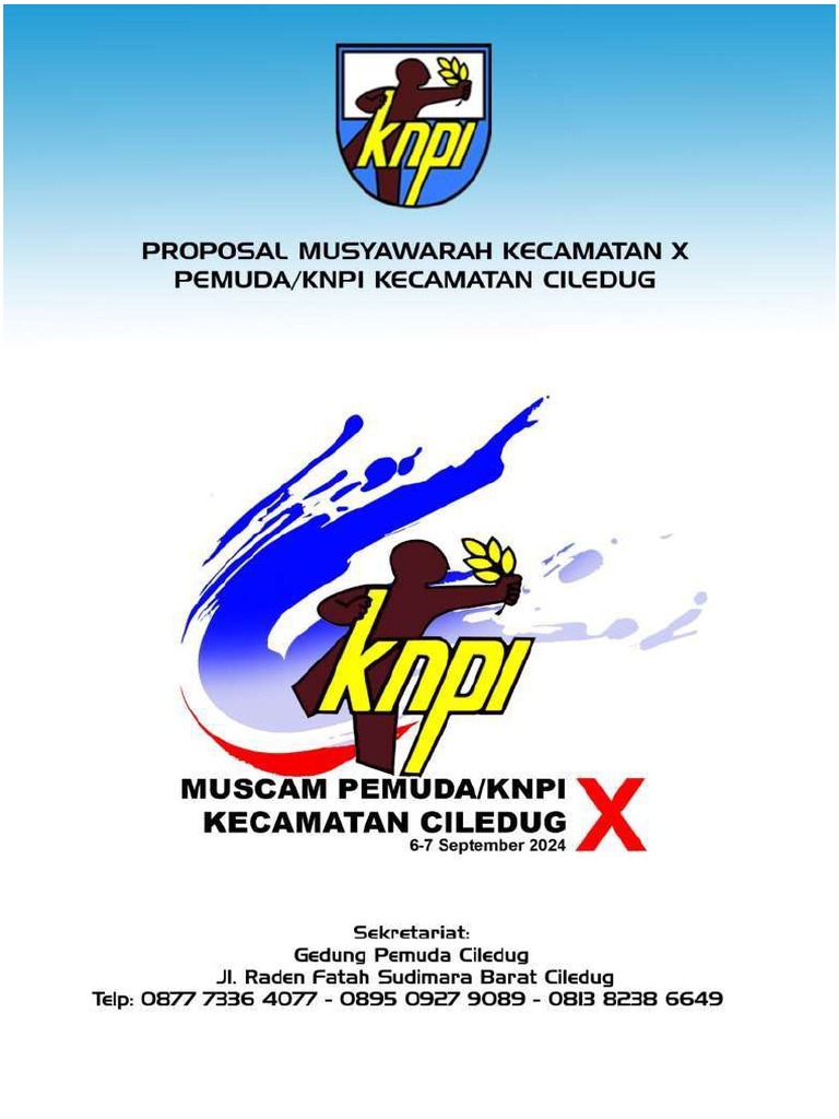 Proposal Muscam KNPI Ciledug | PDF