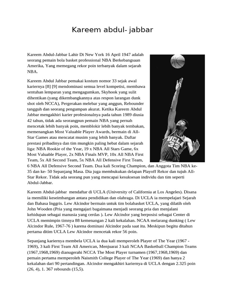 Kareem Abdul | PDF