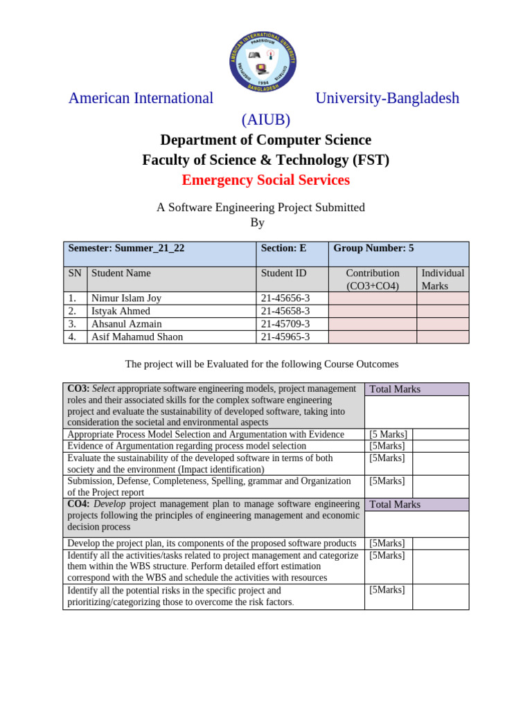 SE G5 Final Report | PDF