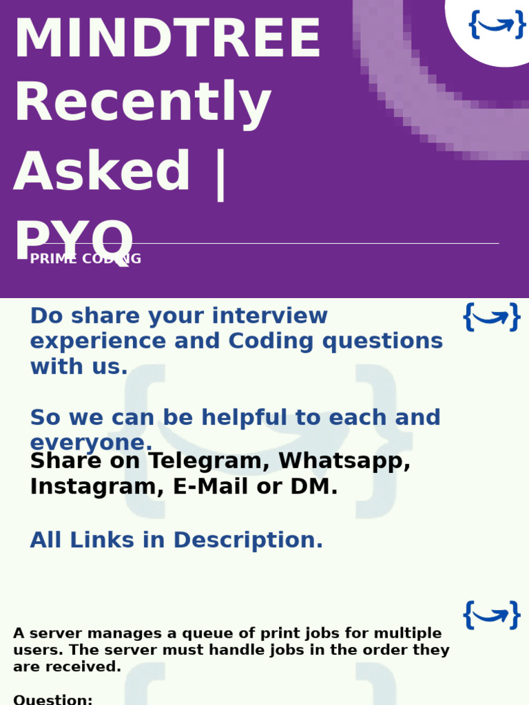 MindTree Most Asked Questions | PDF