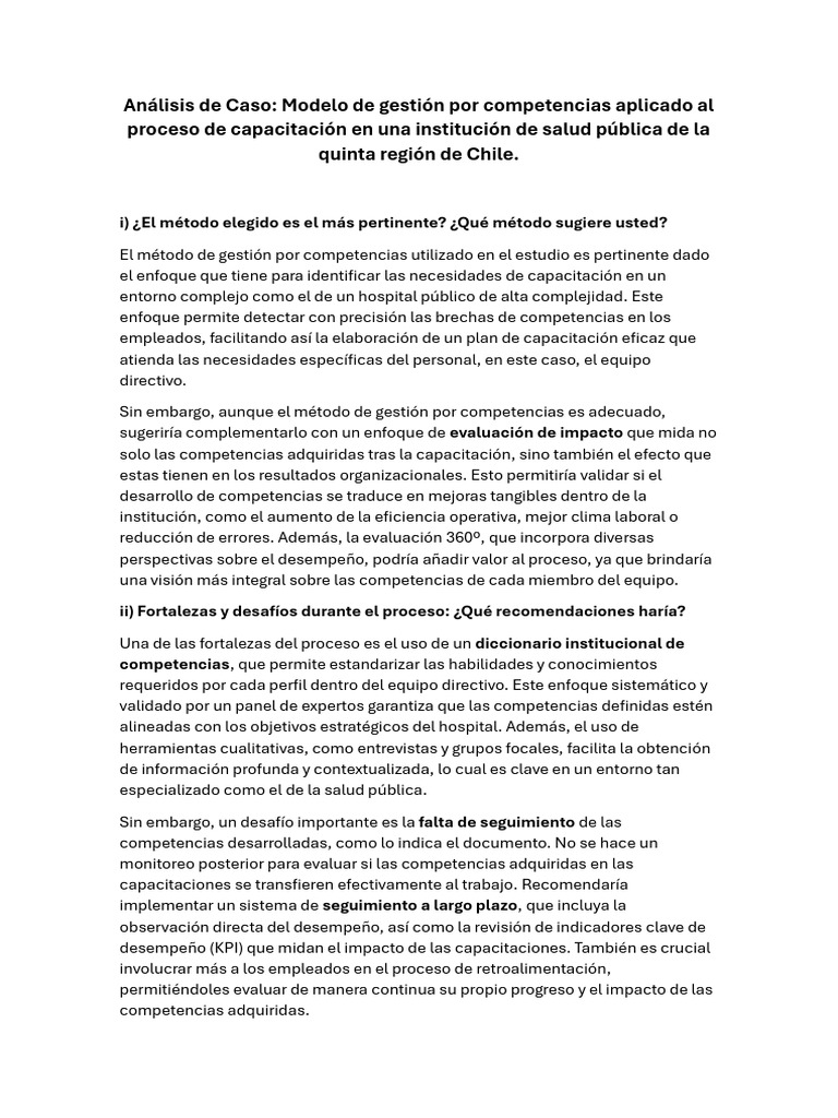 Análisis de Caso | PDF Análisis de Caso | PDF