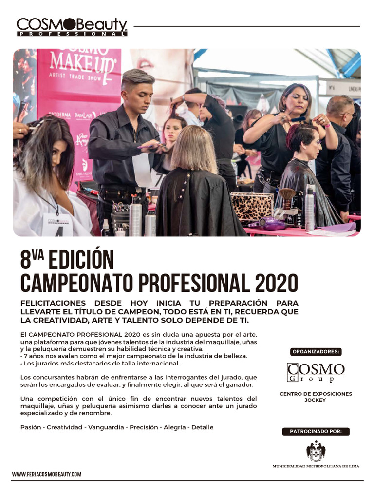 Bases Campeonato Profesional - 2020 | PDF | Productos cosméticos ...