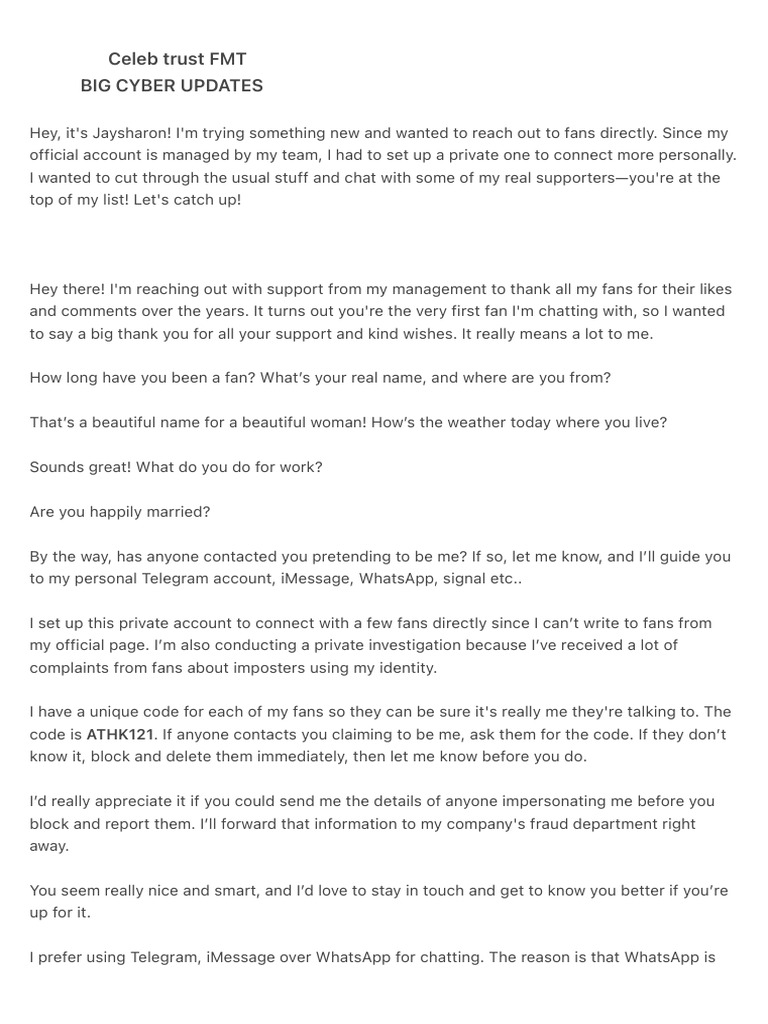 Celeb Trust FMT | PDF