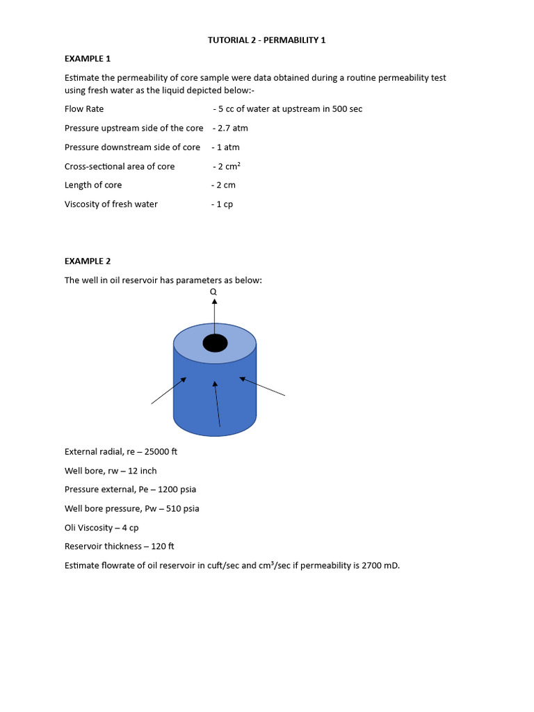 Tutorial 2 - Permeability 1 | PDF