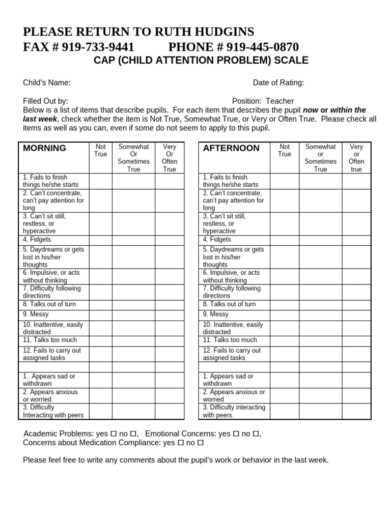 CAP Checklist-A & D | PDF