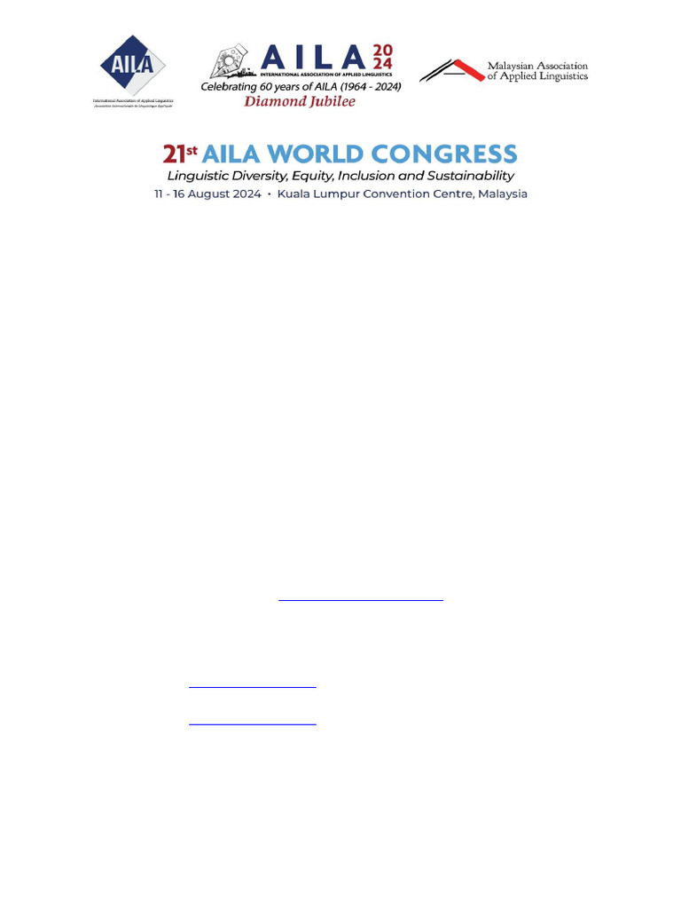 AILA 2024 - Abstract Acceptance Letter - 1545 | PDF
