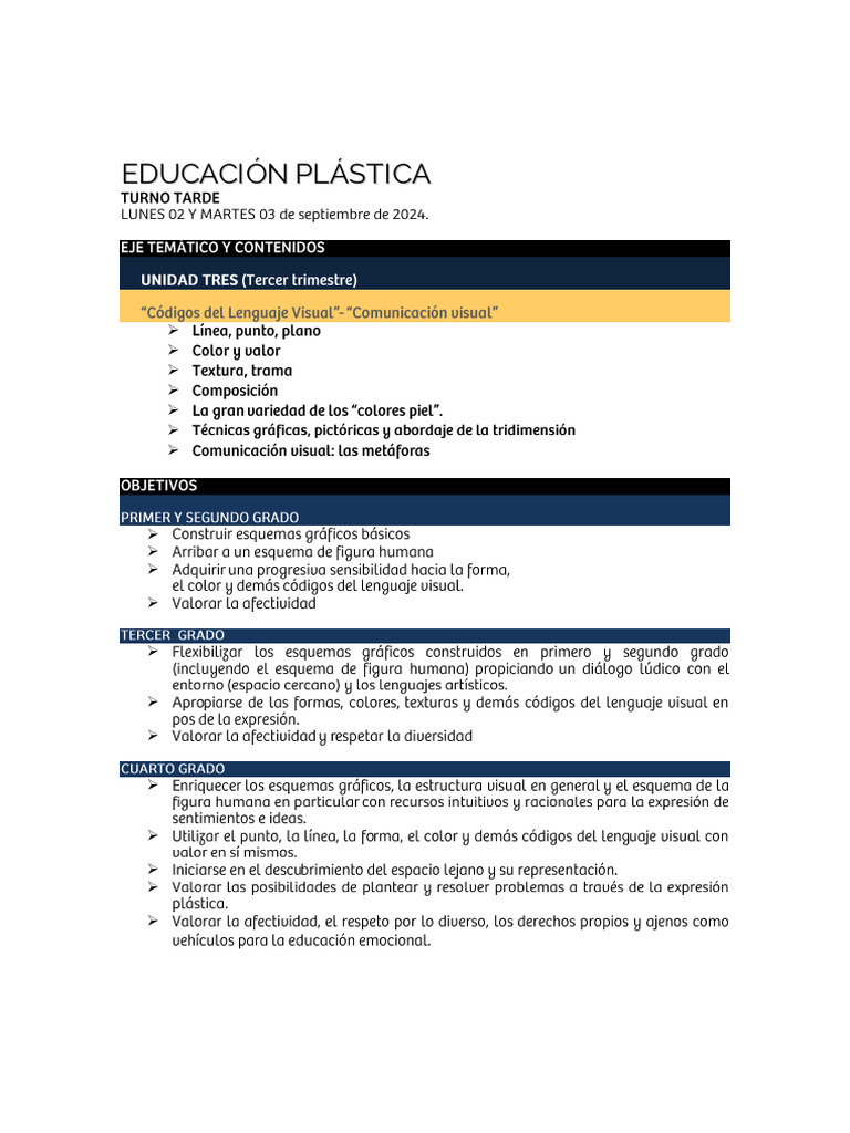 EDUCACIÓN PLÁSTICA | PDF