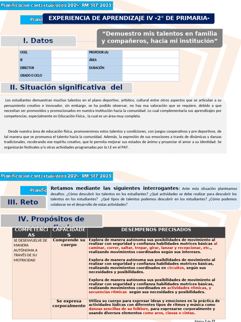 2°prim-Exp 04-2024 | PDF | Bailes | Relaciones personales, crianza y desarrollo personal