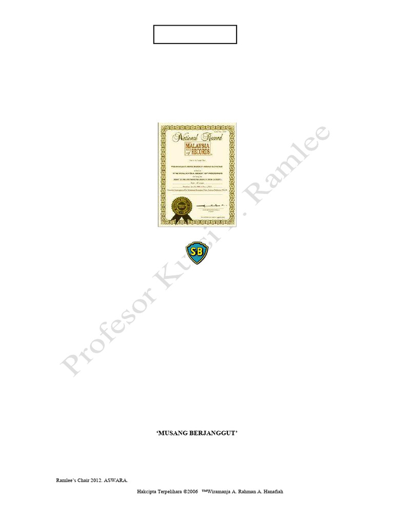 Skrip Filem Musang Berjanggut | PDF