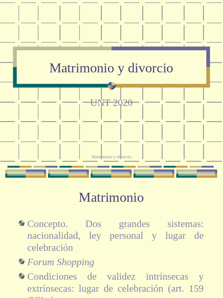 Matrimonio y Divorcio 2020 | PDF