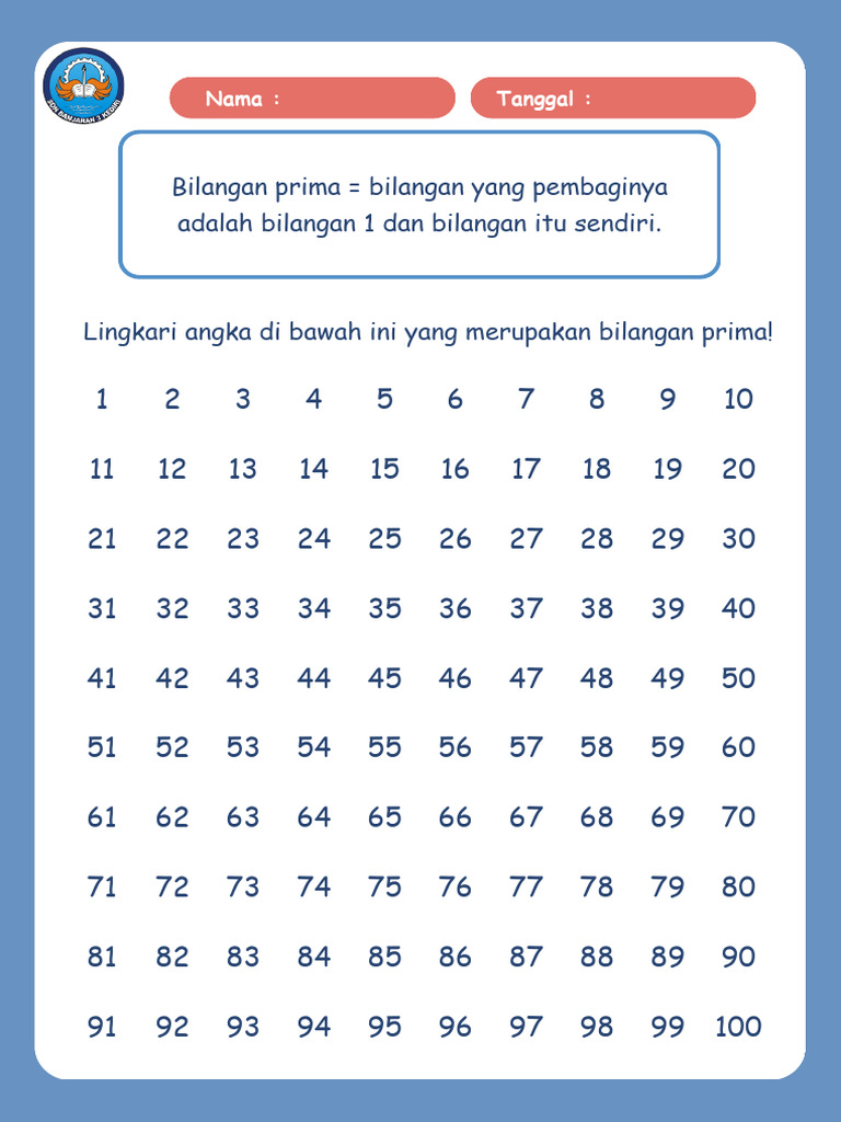 Lkpd Matematika Bilangan Prima Pdf