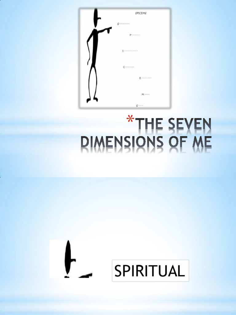 The Seven Dimensions of Me | PDF