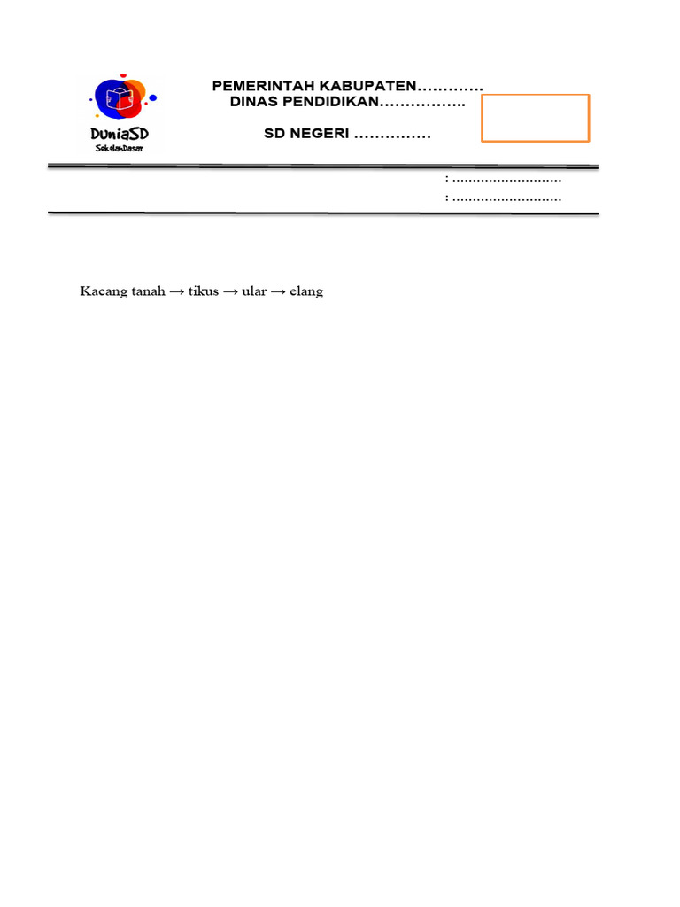 Soal STS 1 Ipas | PDF