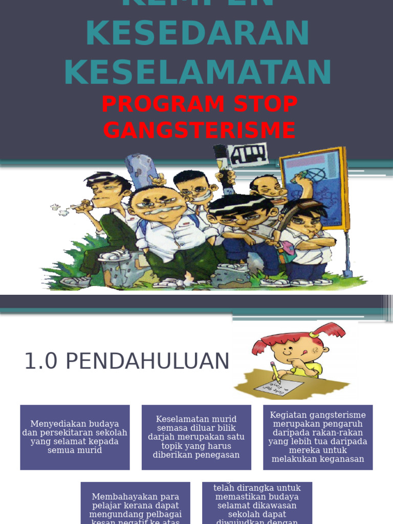 Program Kesedaran Stop Gangsterisme | PDF | Malaysia | Wellness