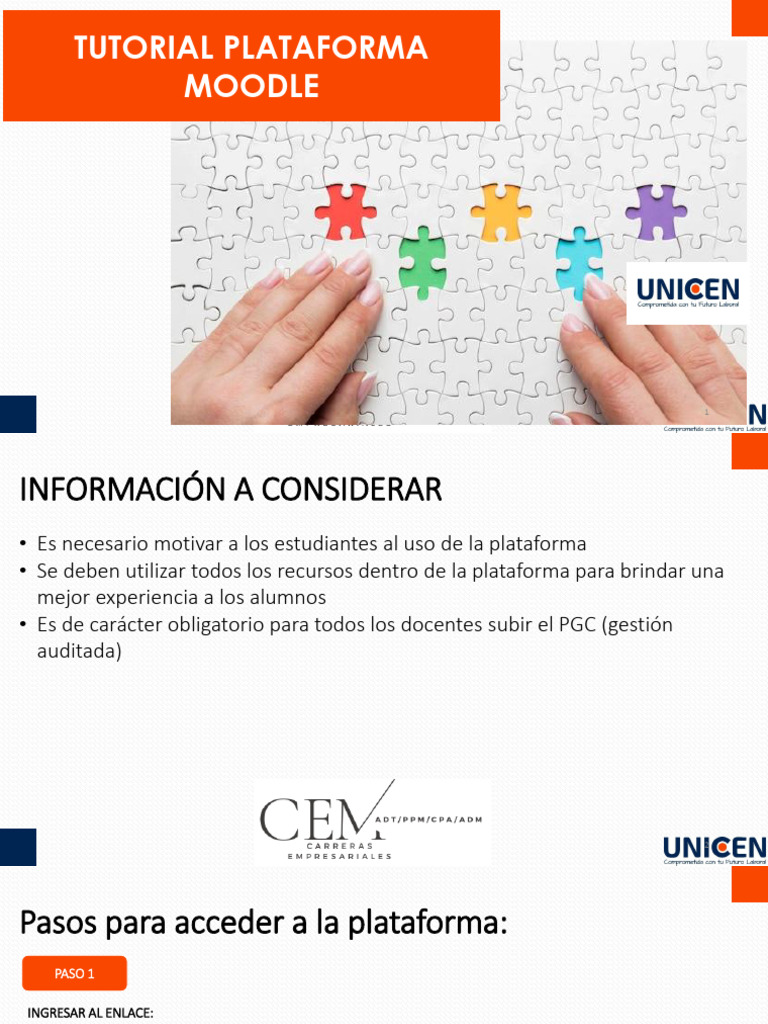 Tutorial Plataforma Moodle | PDF