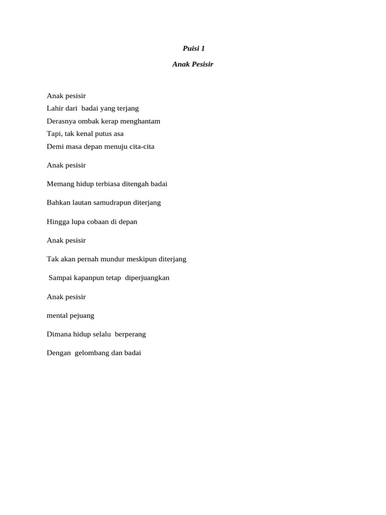 Cipta Puisi | PDF