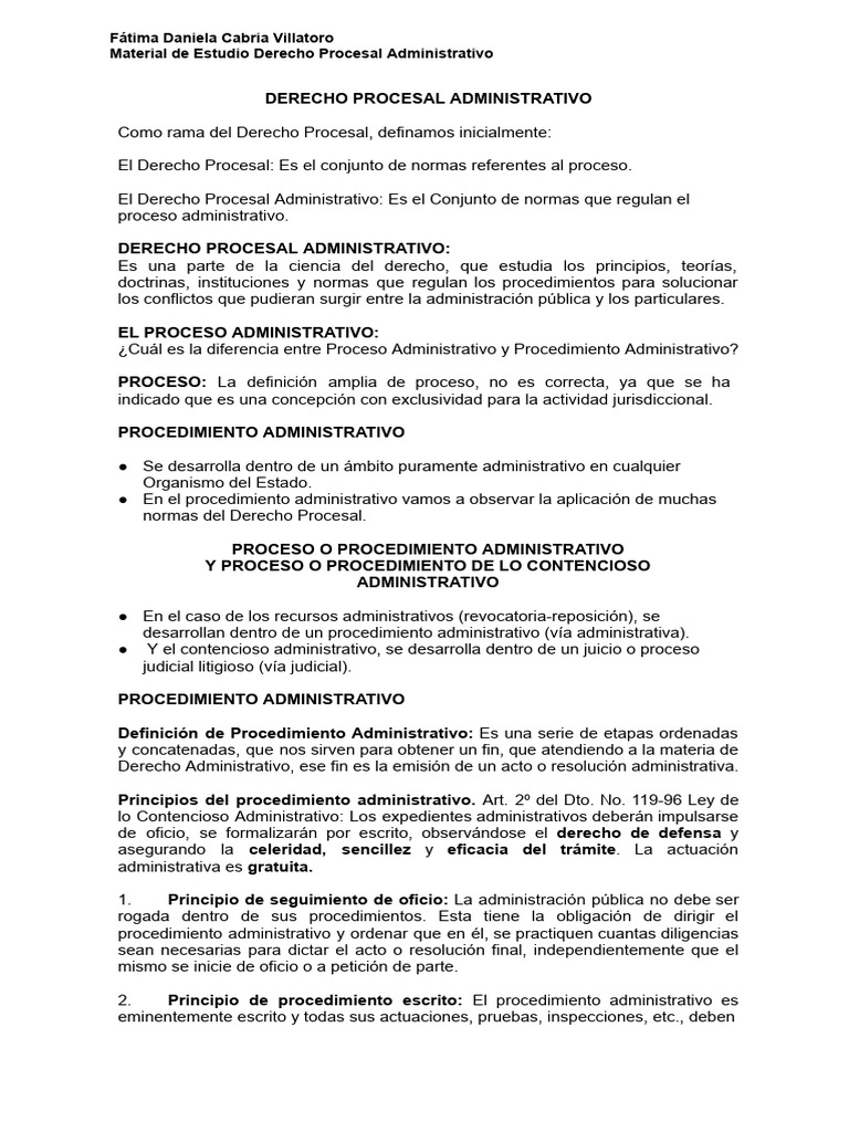Derecho Administrativo | PDF