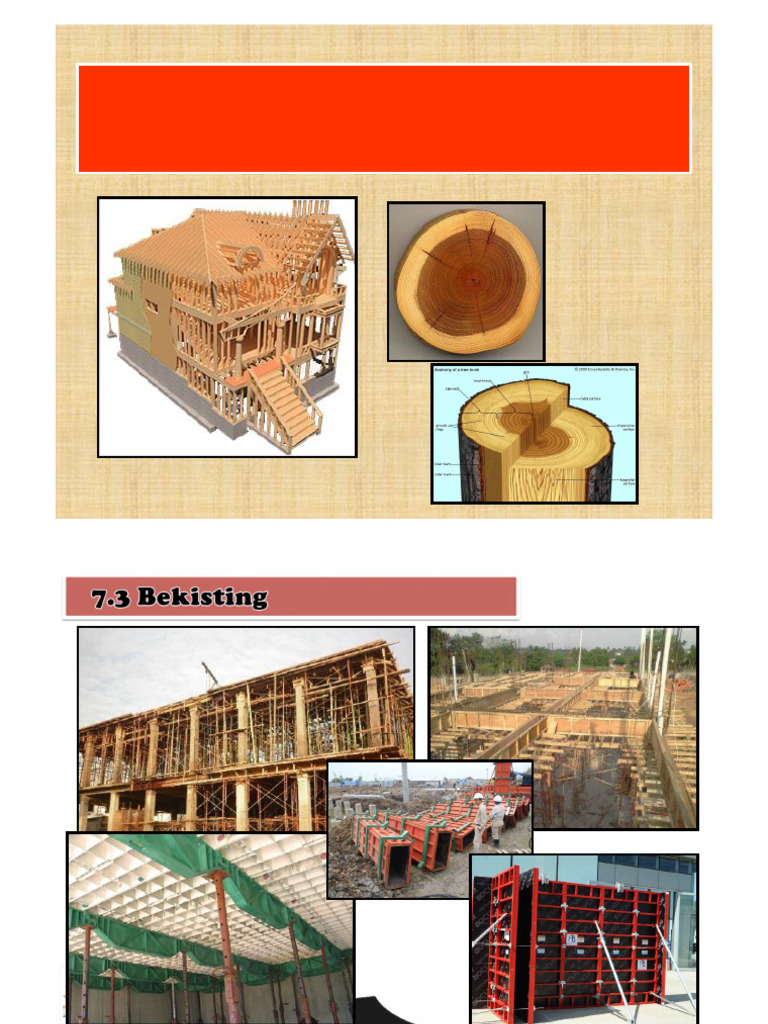 MK Struktur Kayu PT7 Perencanaan Struktur Kayu C Bekisting | PDF