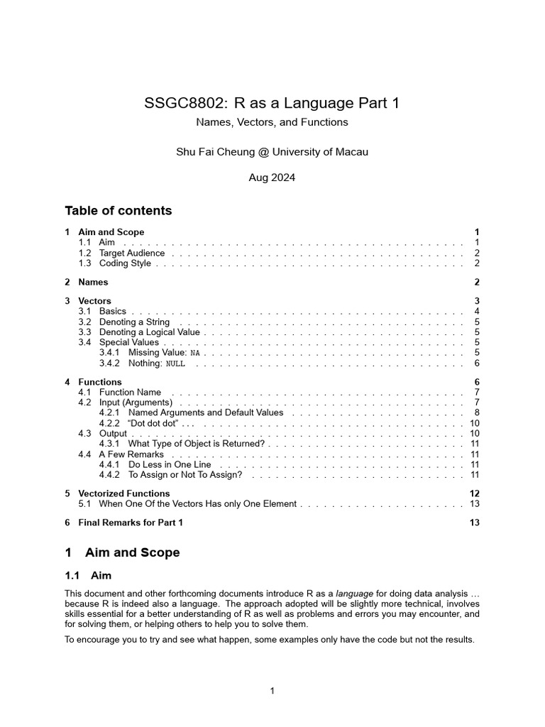 SSGC8802_R_as_a_Language_Part_1 | PDF