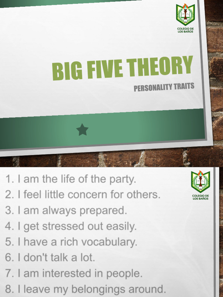 Big_five-Theory | PDF
