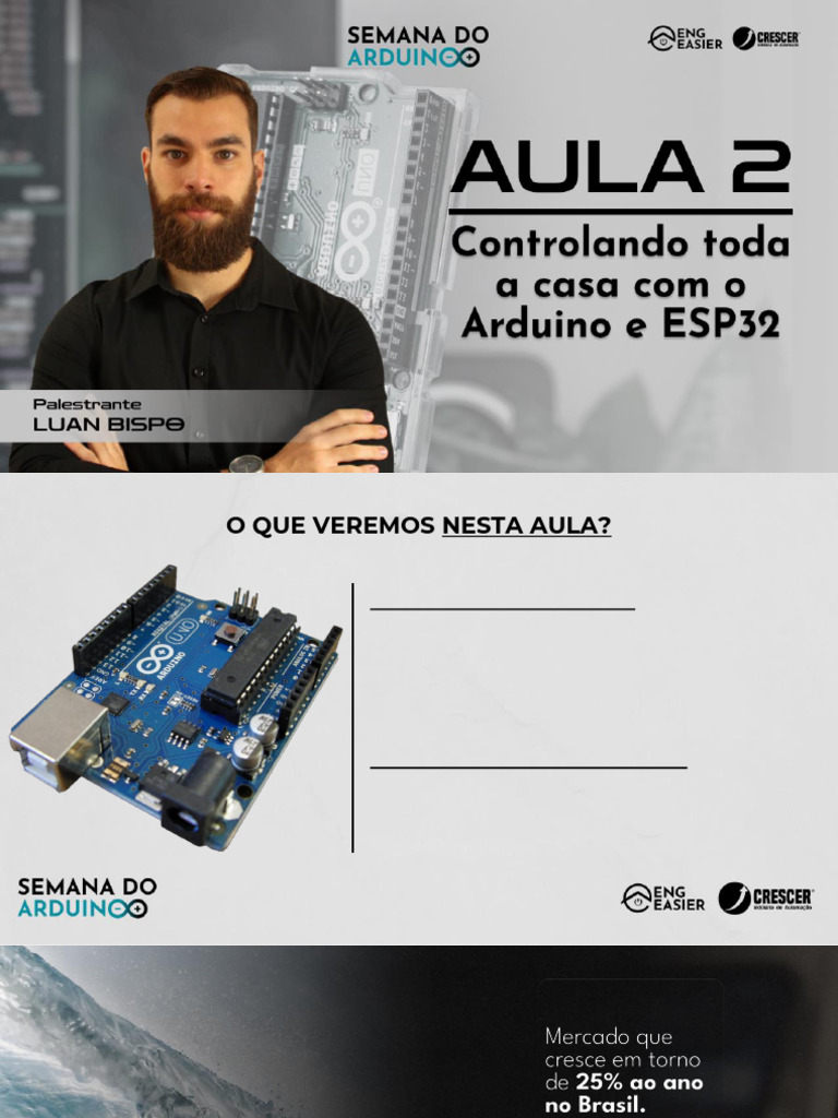 Aula 2 - Controlando Toda A Casa Com o Arduino | PDF