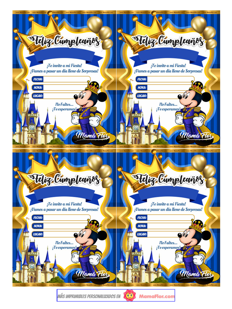 Mickey Mouse Rey | PDF