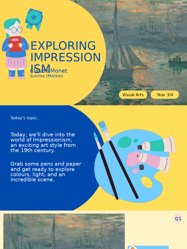 Introduction To Impressionism Presentation | PDF