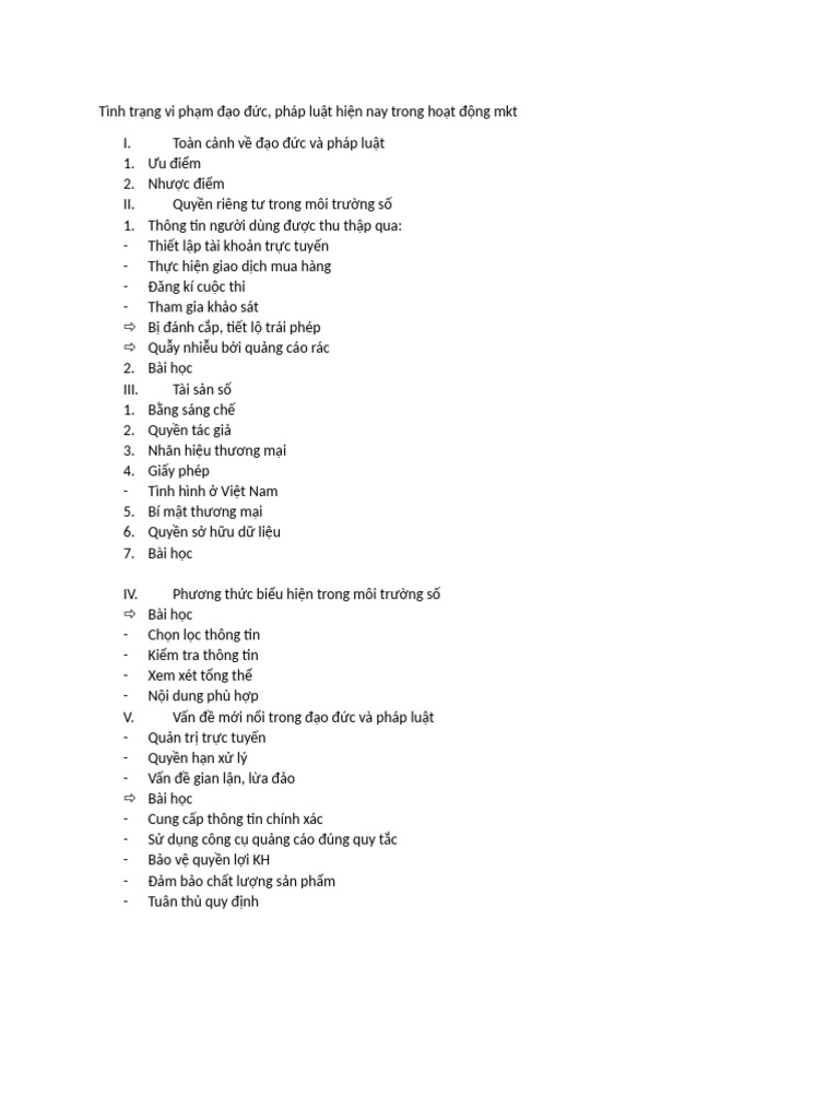 Tình-Tr Ng-Vi-Ph M-Đ O-Duc e Marketing | PDF