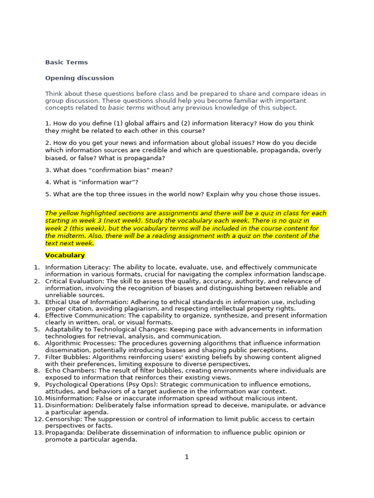 002 Basic Terms TEXT | PDF