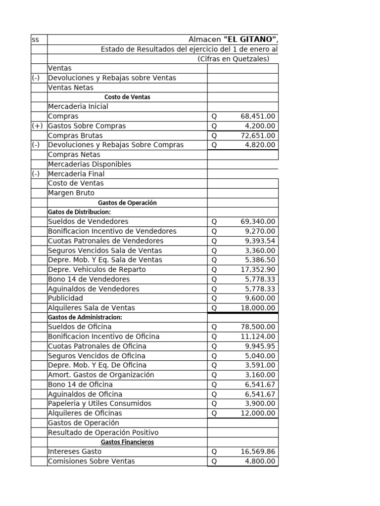 Ejercicio 49 de Contabilidad | PDF