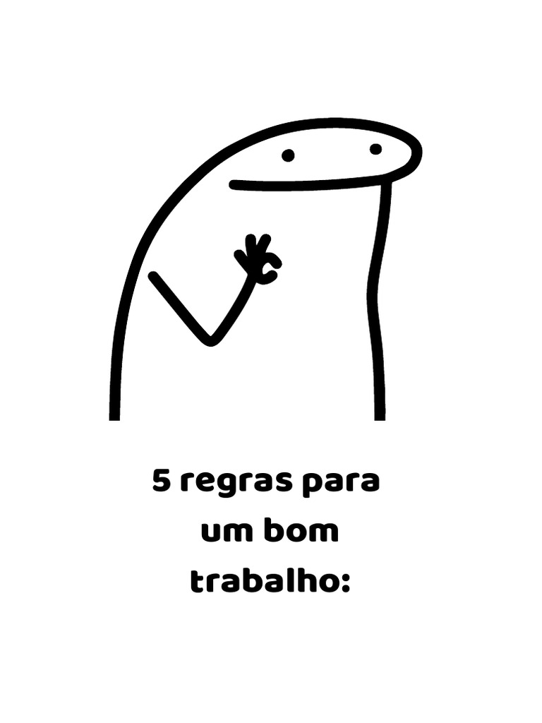 5 Regras para Um Bom Trabalho | PDF