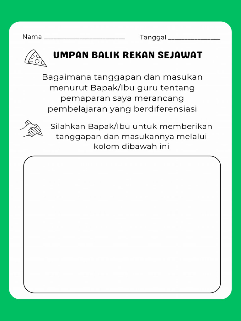 Umpan Balik Rekan Sejawat Modul 1 Fatkhul PDF | PDF