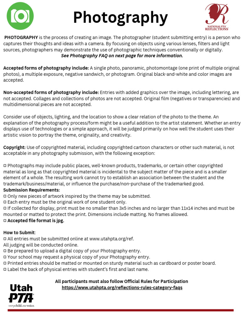 Photography Rules and FAQ | PDF | Photograph | Collage