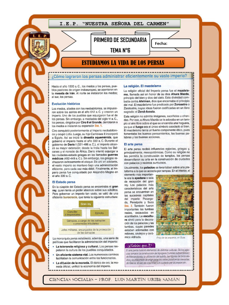 Tema 6 Los Persas | PDF