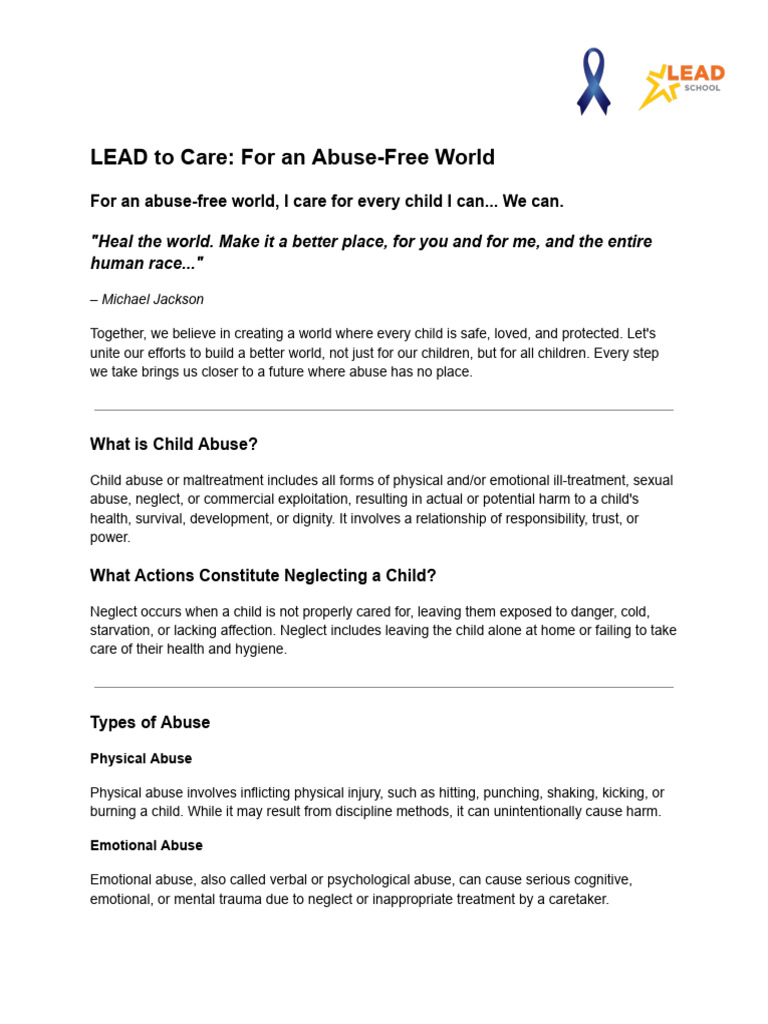 Safe Place For All | PDF