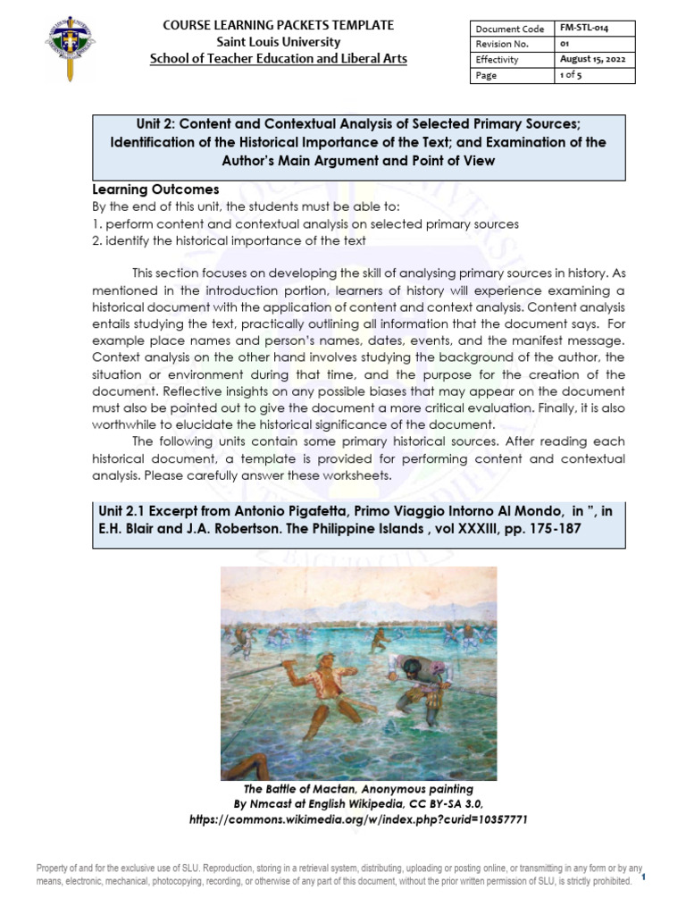 Ghist - Module 1 (Unit 2.1) (1) | PDF