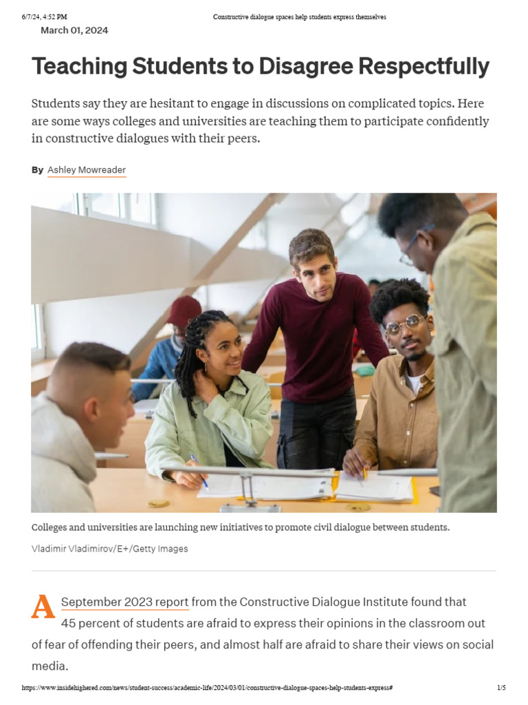 R01 - Constructive Dialogue | PDF