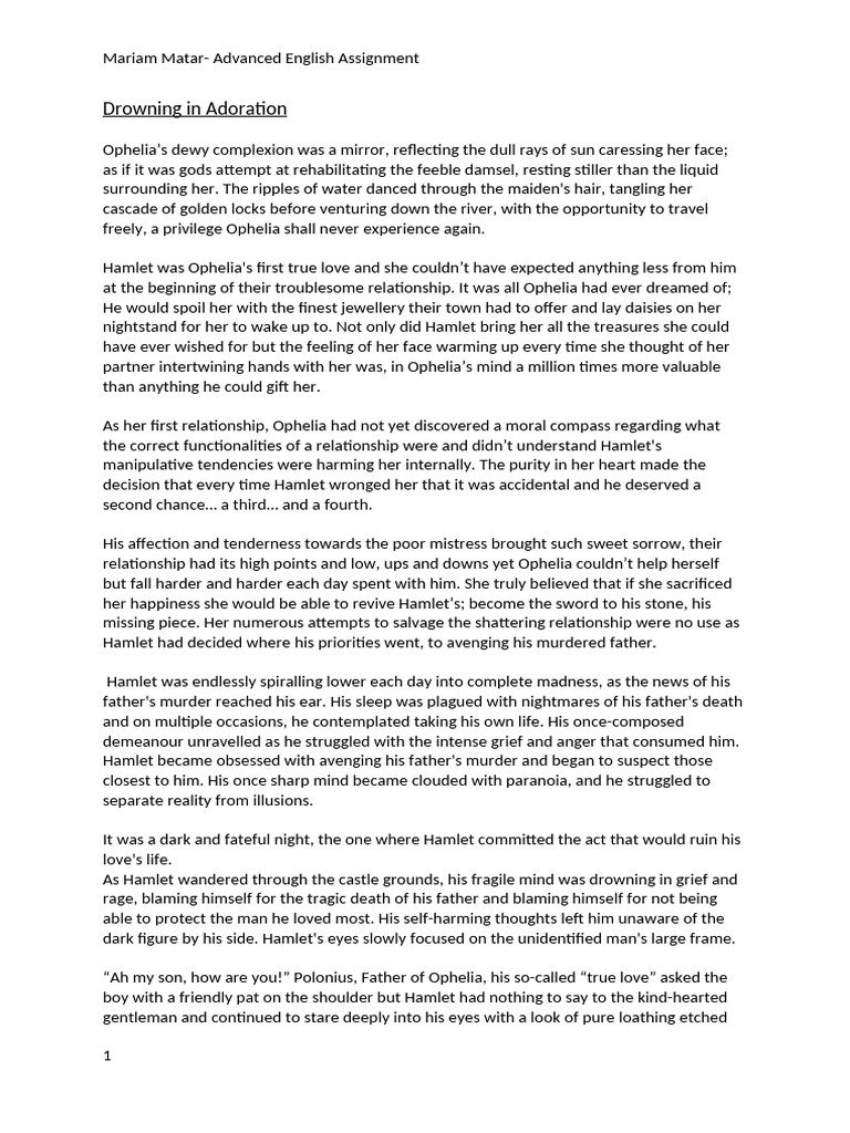 Eng Adv Assignment - Mariam | PDF