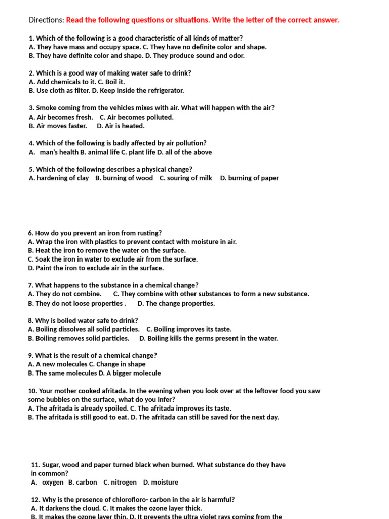 3rd PERIODICAL TEST SCIENCE | PDF