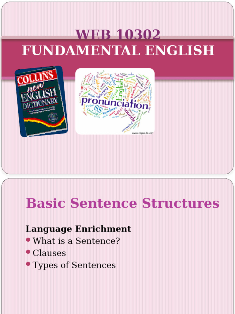 s5 Sentence Structures | PDF