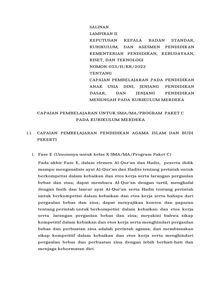 Sip CP PAI X TERBARU | PDF