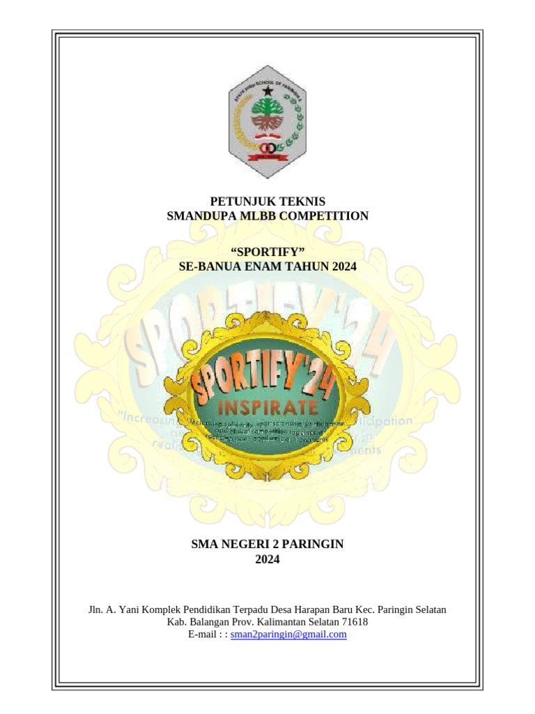 Petunjuk Teknis Smandupa MLBB | PDF