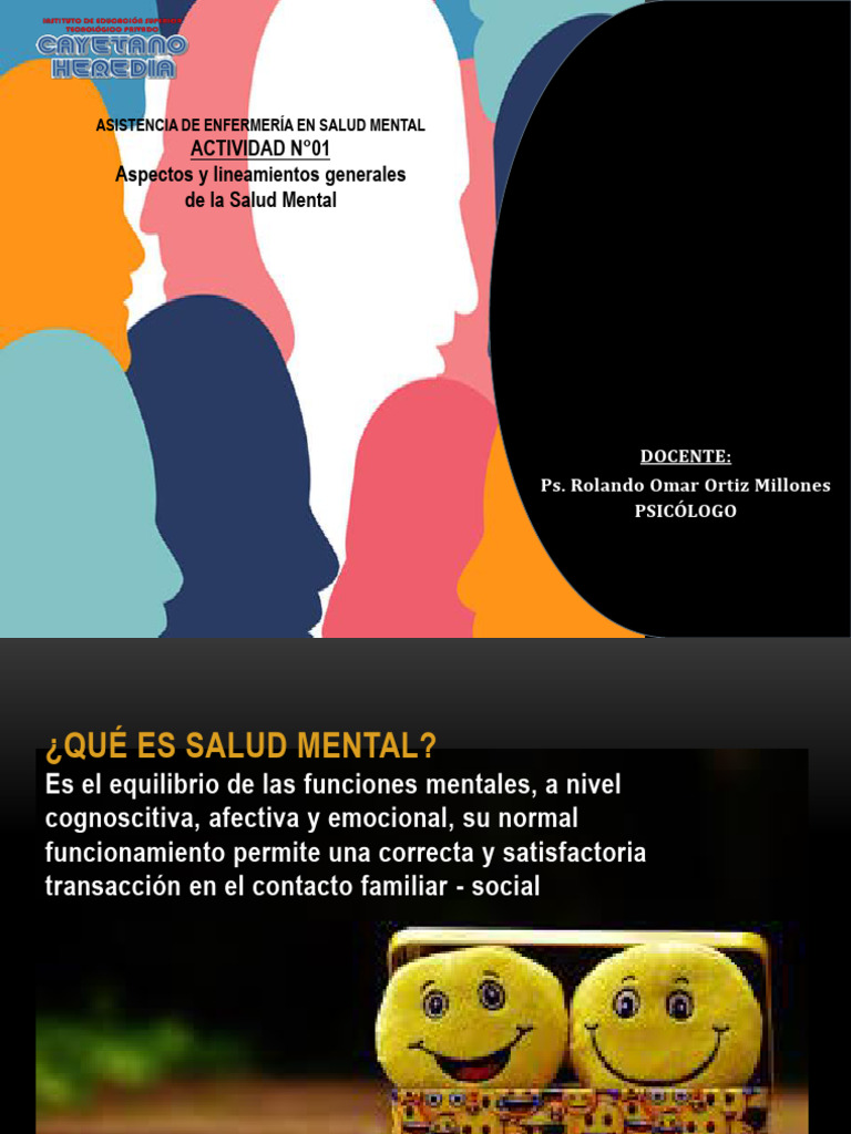 Salud Mental - Actividad I | PDF
