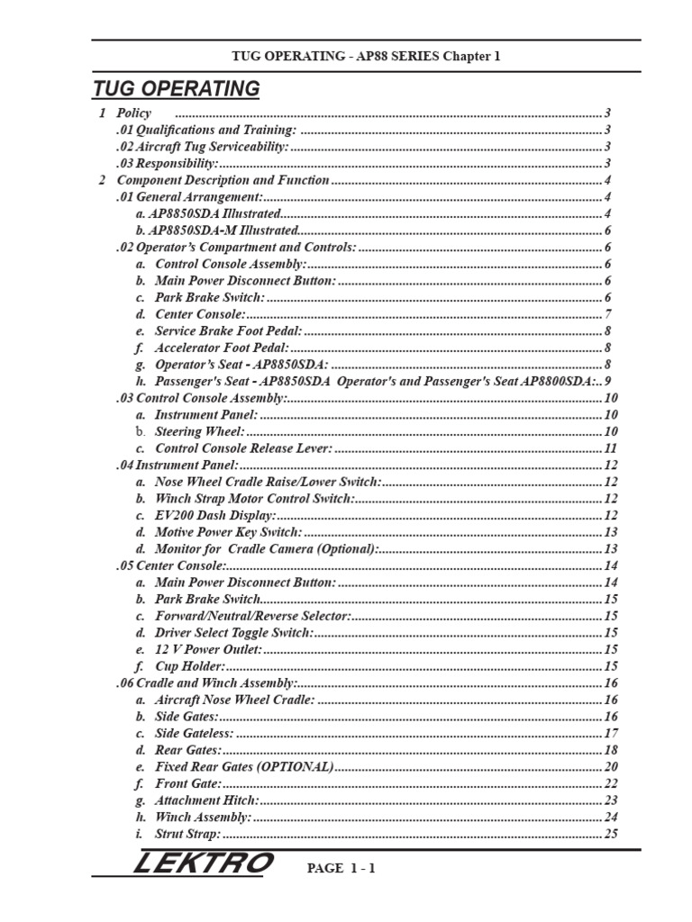 Chapter 1 Tug Operating | PDF