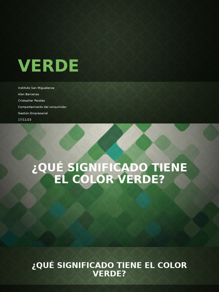 VERDE | PDF