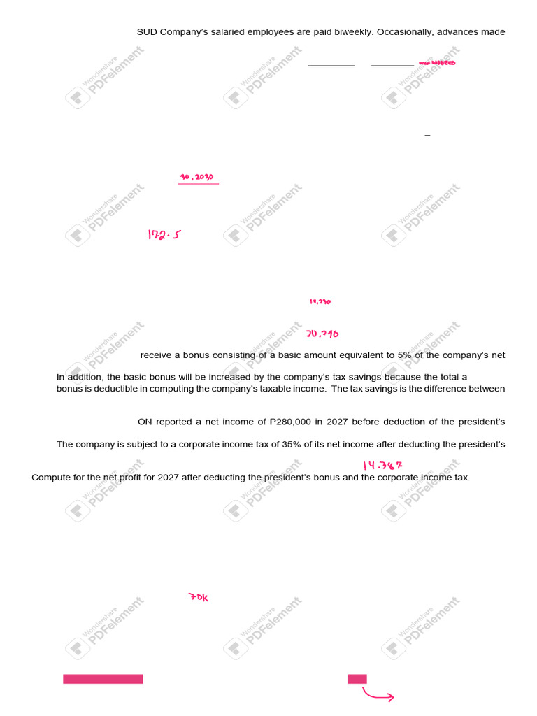 Liabilities Exercises Material-2 | PDF | Income Tax | Business