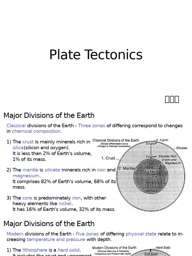 01.plate Tectonics | PDF